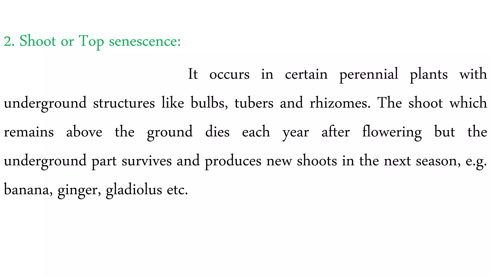 Physiology of Senescence and Abscission | PPTX