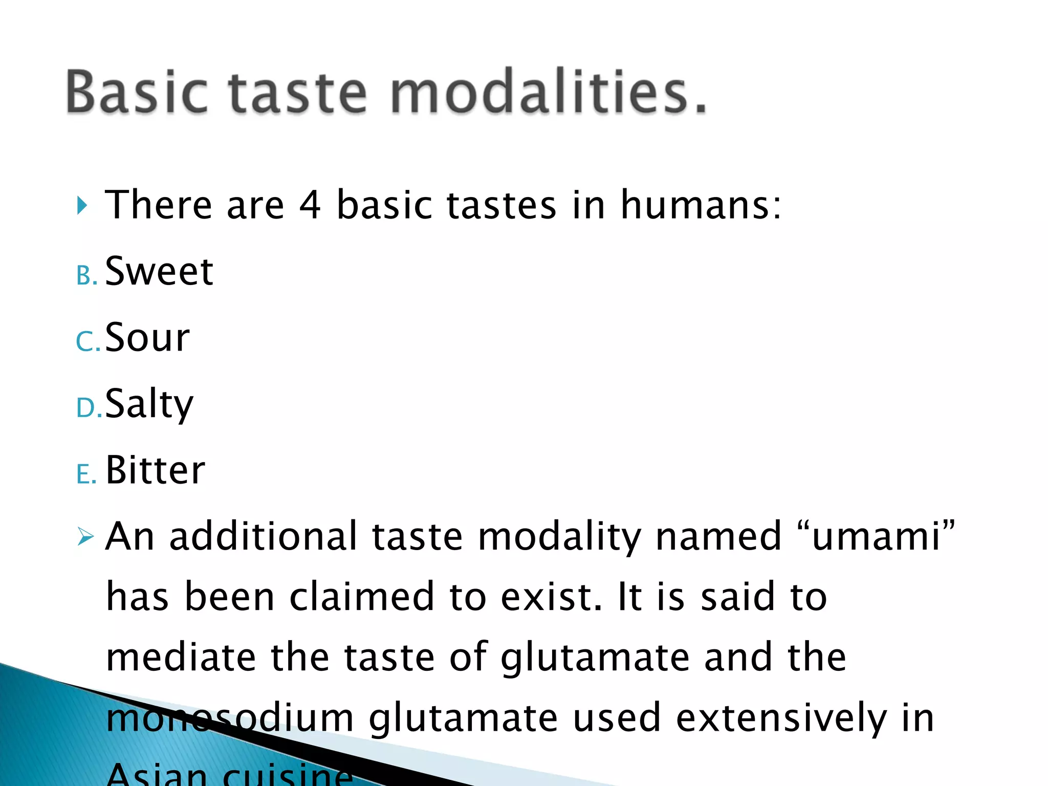 Physiology Taste and Smell | PPT
