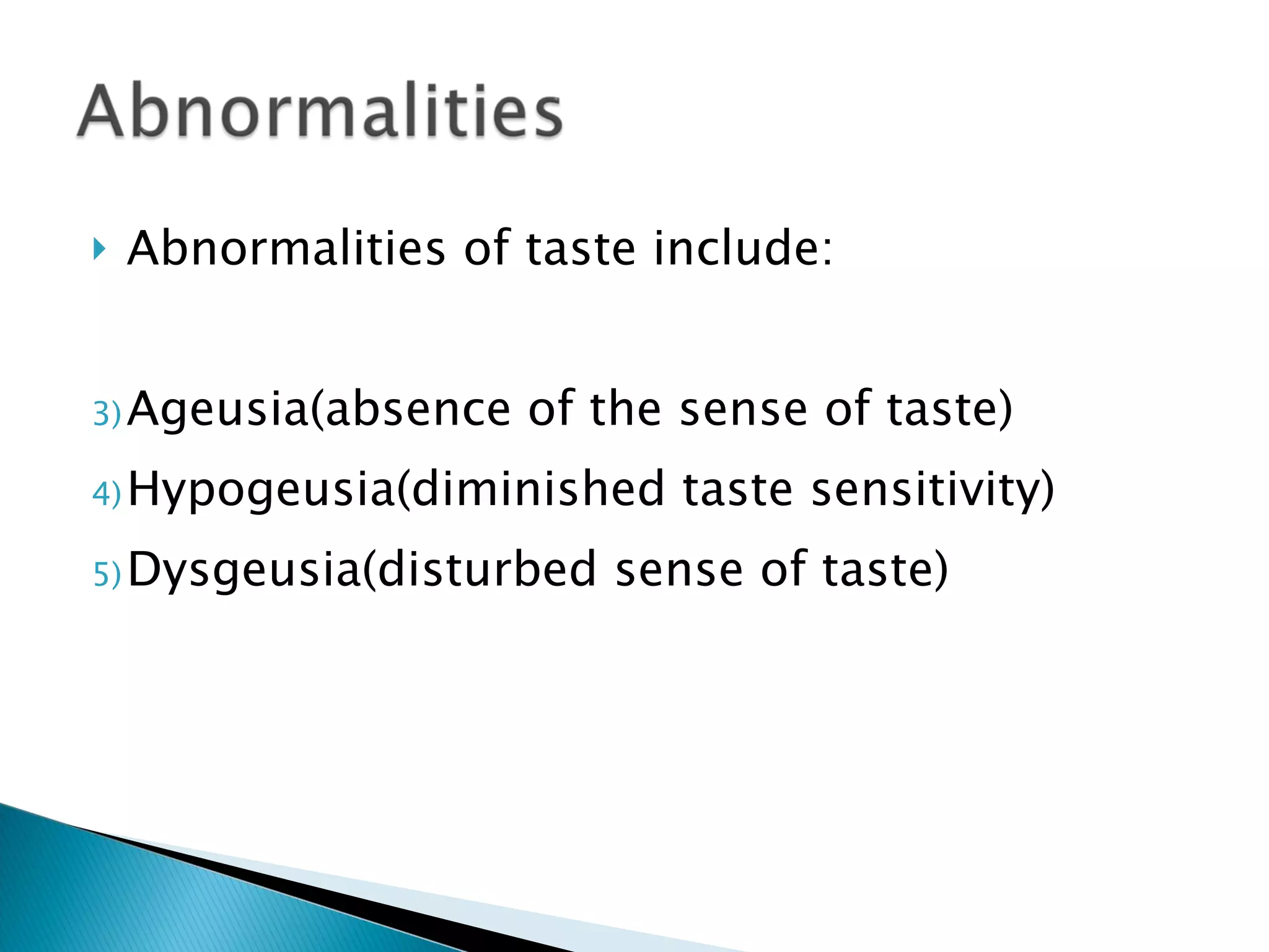 Physiology Taste and Smell | PPT