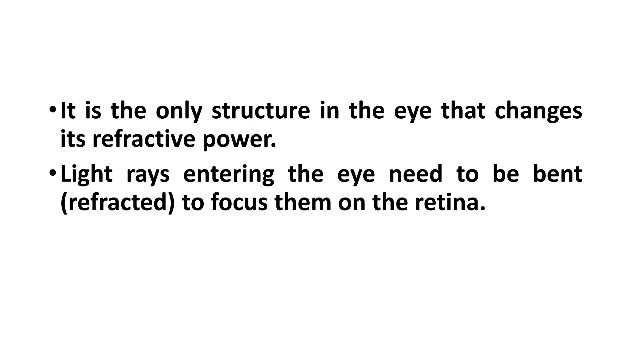 Physiology of sight and the eye | PPTX