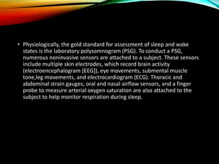 Physiology of sleep - medical information | PPTX