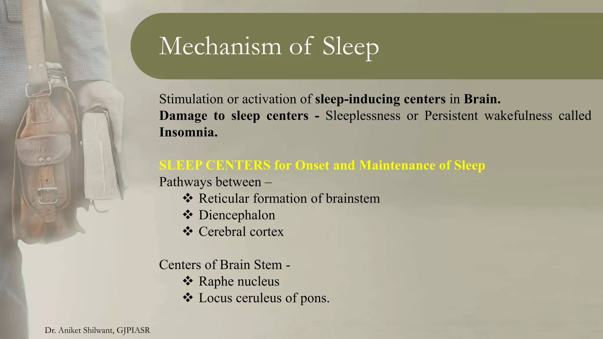 PHYSIOLOGY OF SLEEP & DREAMS | PPTX