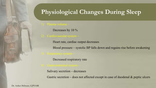 PHYSIOLOGY OF SLEEP & DREAMS | PPTX