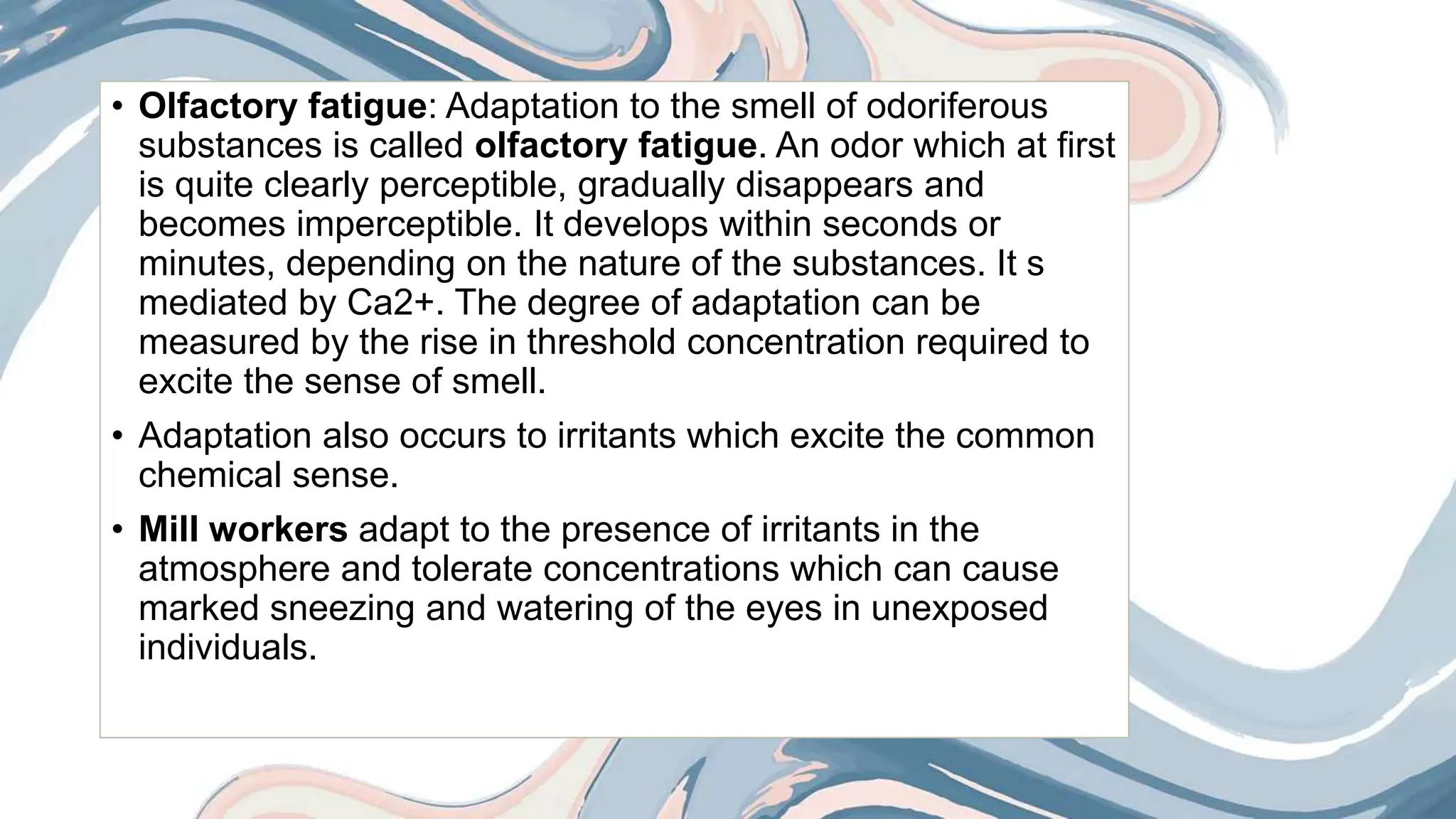 physiology of smell and applied aspects of smell | PPTX