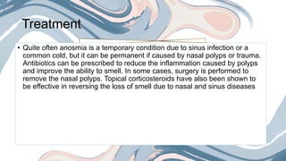 physiology of smell and applied aspects of smell | PPTX