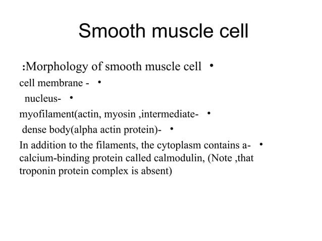 physiology of smooth muscle.ppt | Biological Sciences | Science