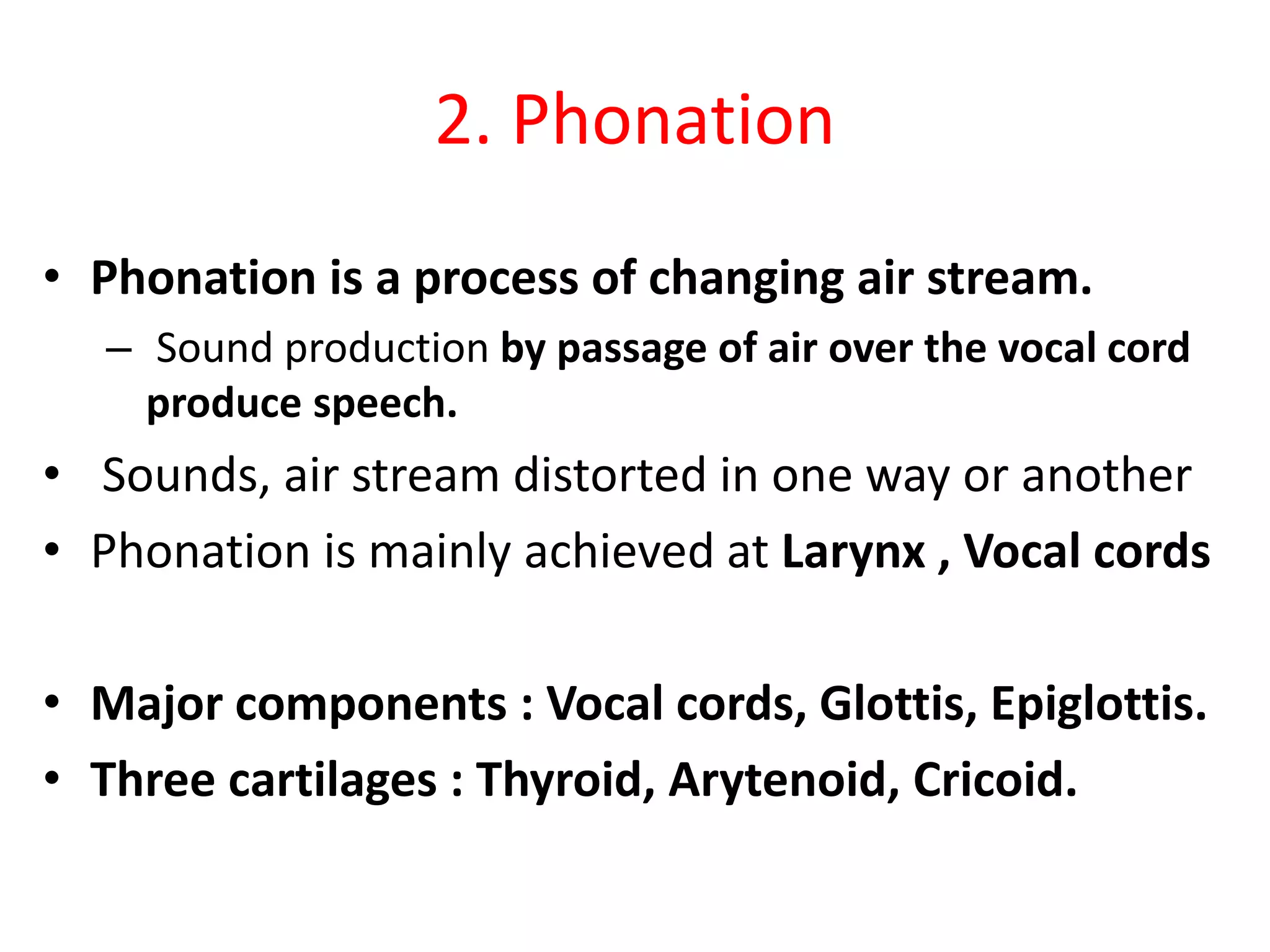 Physiology of speech and swallowing | PPTX