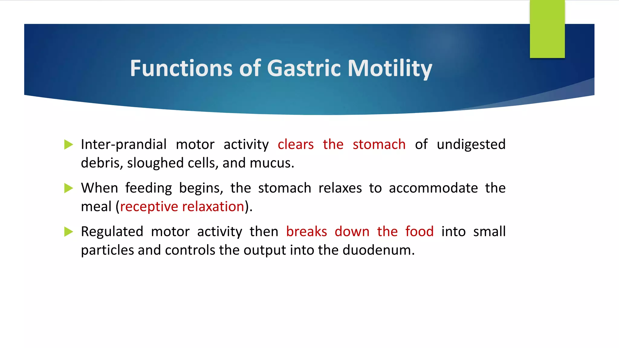 Physiology of stomach | PPTX
