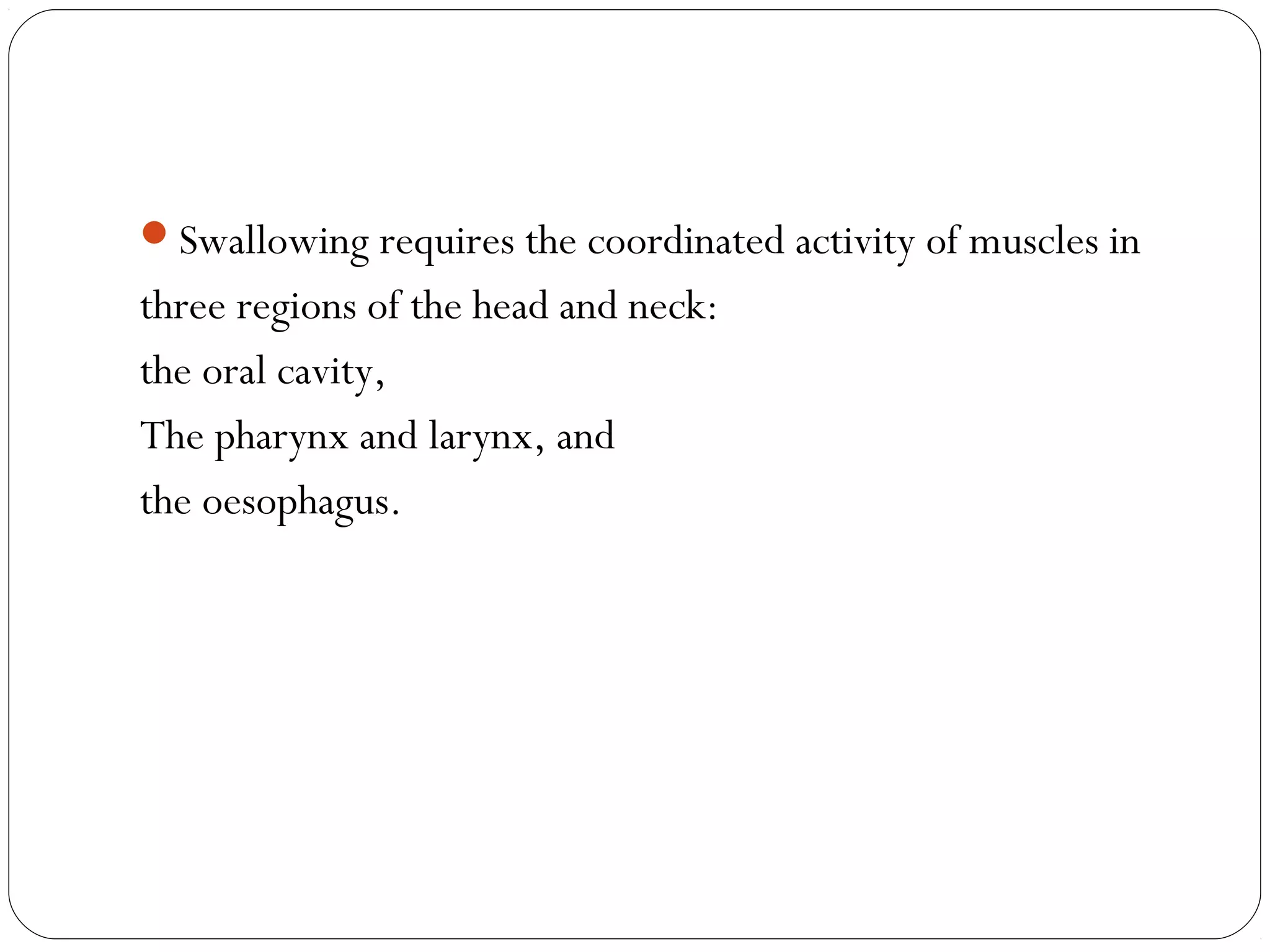 Physiology of swallowing | PPT