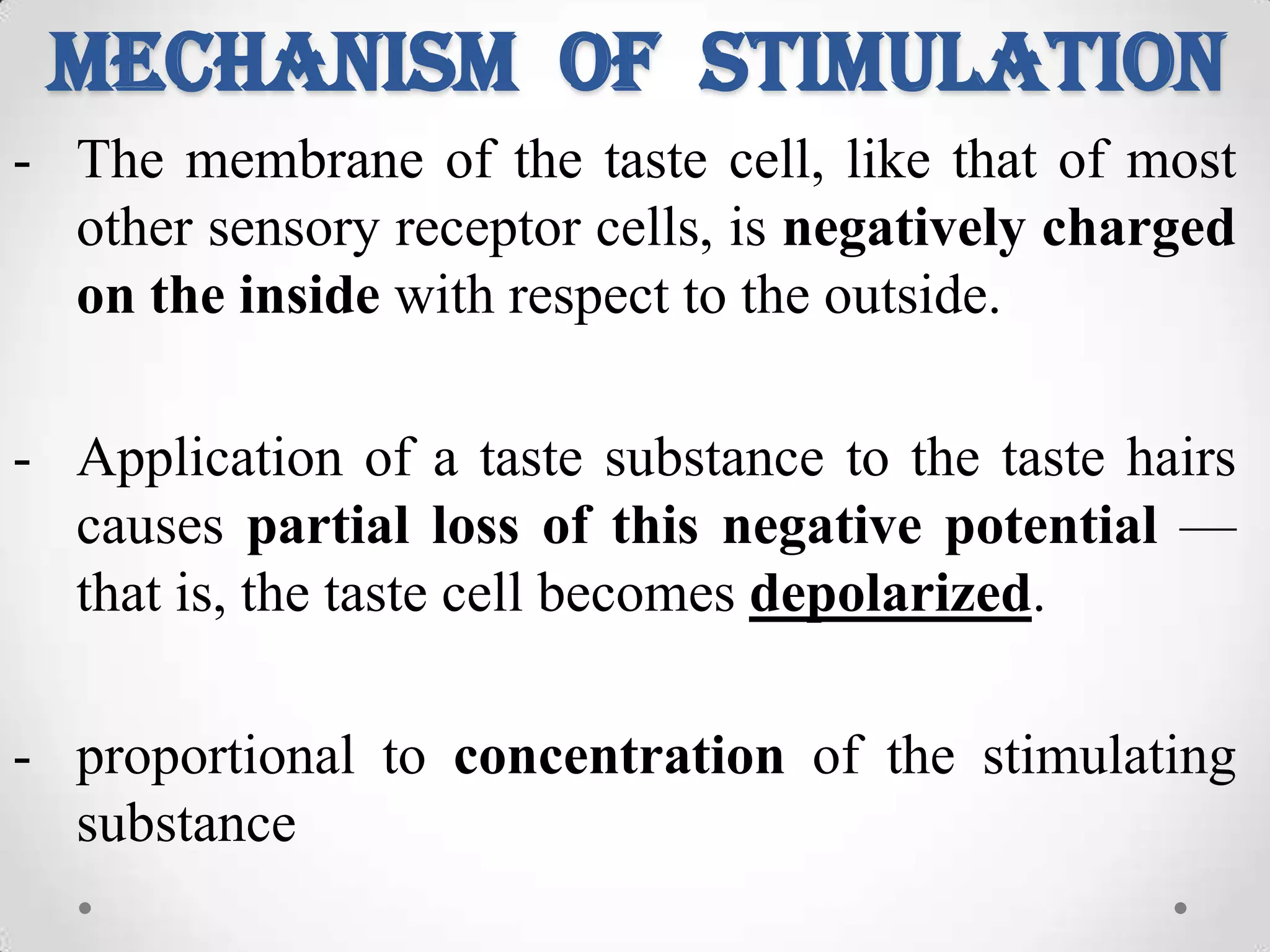 Physiology of taste | PPTX