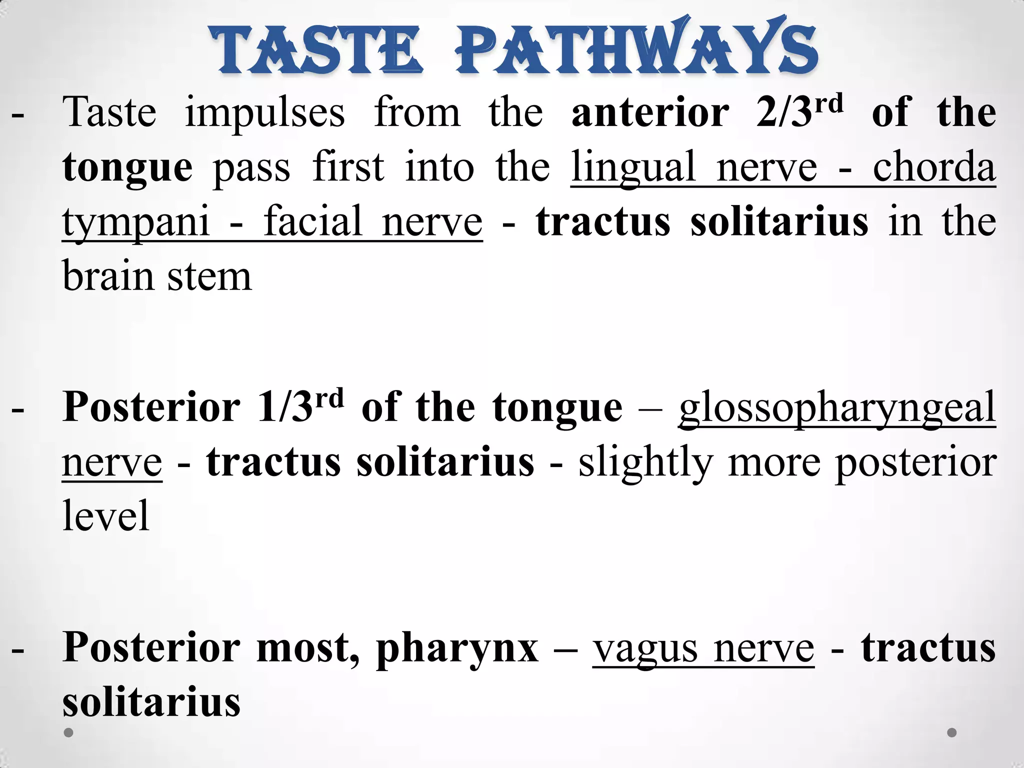 Physiology of taste | PPTX