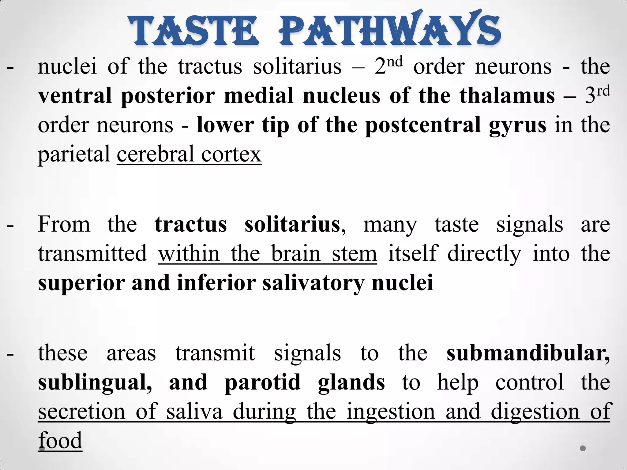 Physiology of taste | PPTX