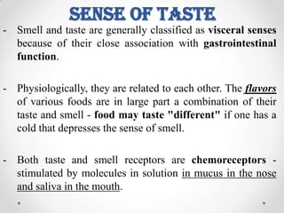 Physiology of taste | PPTX