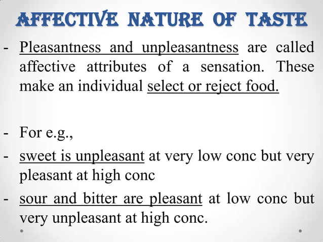 Physiology of taste | PPTX | Chemistry | Science
