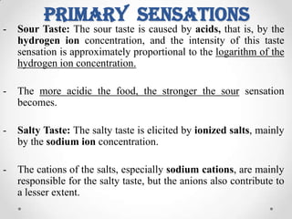 Physiology of taste | PPTX