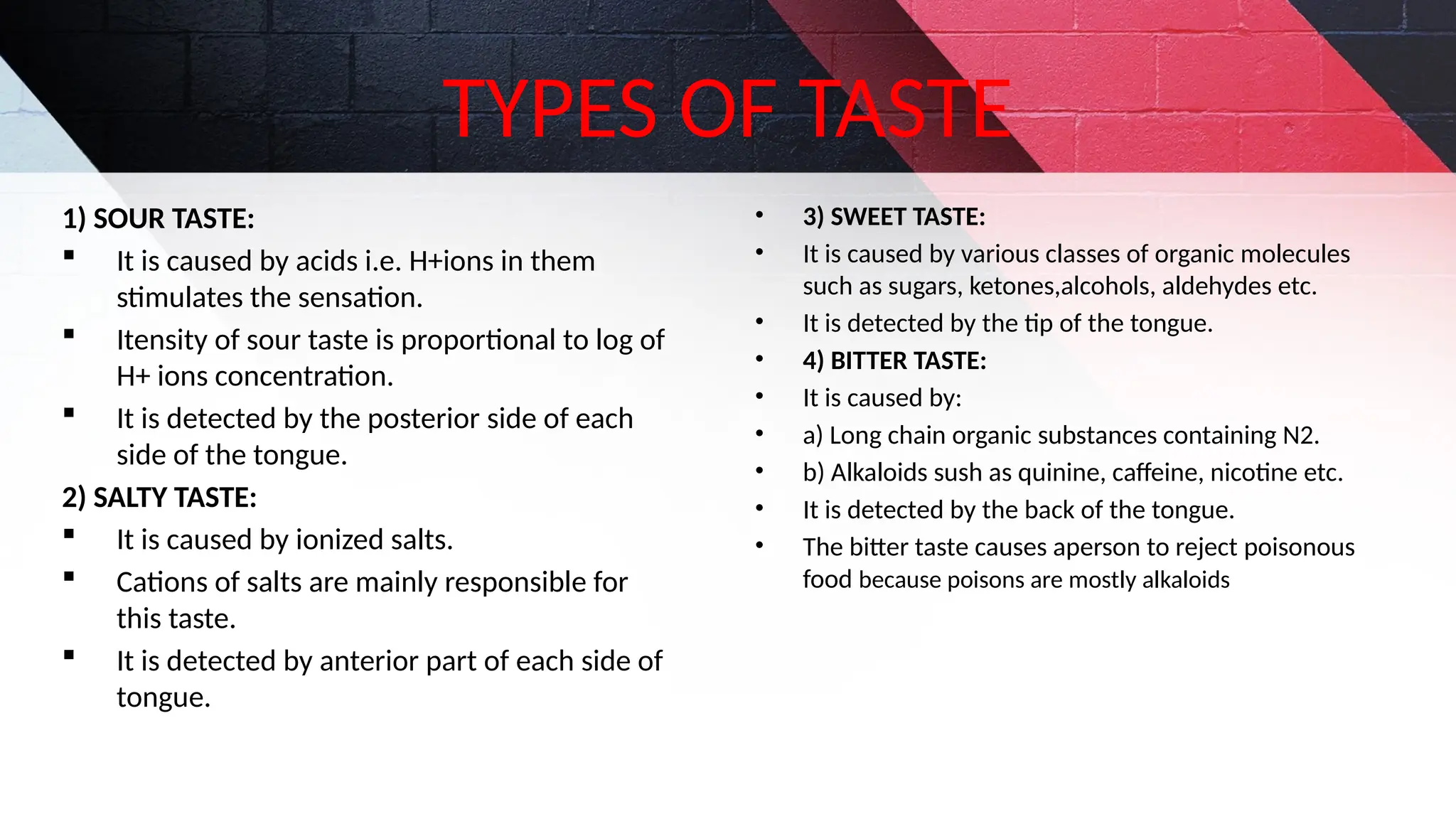 physiology of taste and smell by manahil mushtaq ..pptx