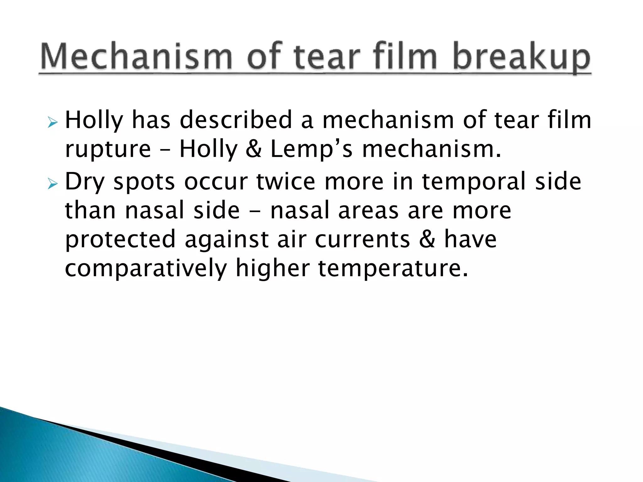 Physiology of tear film & it’s drainage | PPTX