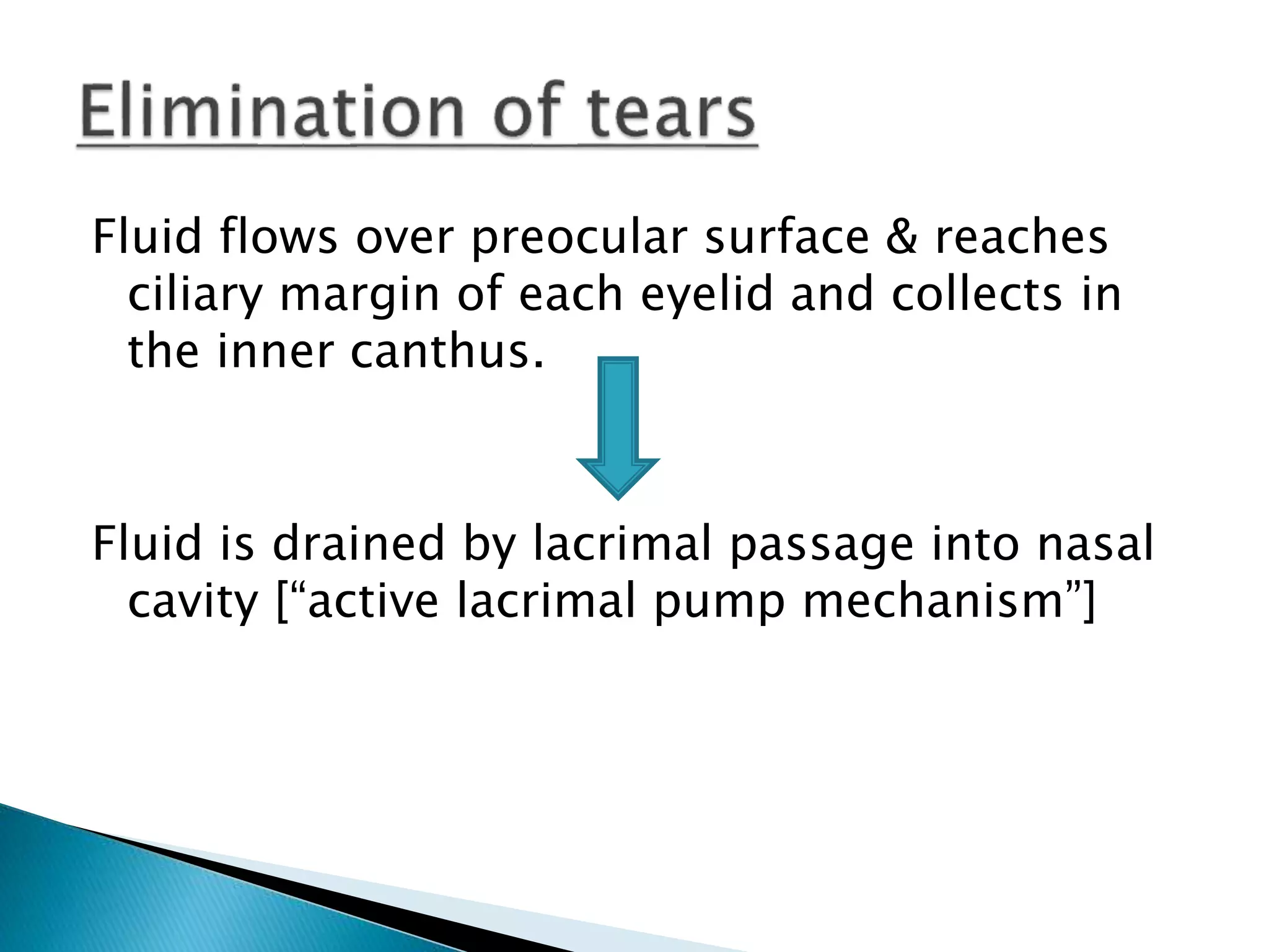 Physiology of tear film & it’s drainage | PPTX