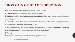 PHYSIOLOGY OF TEMPERATURE REGULATION | PPTX