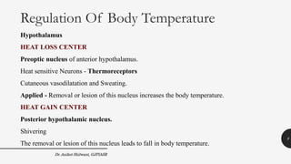 PHYSIOLOGY OF TEMPERATURE REGULATION | PPTX