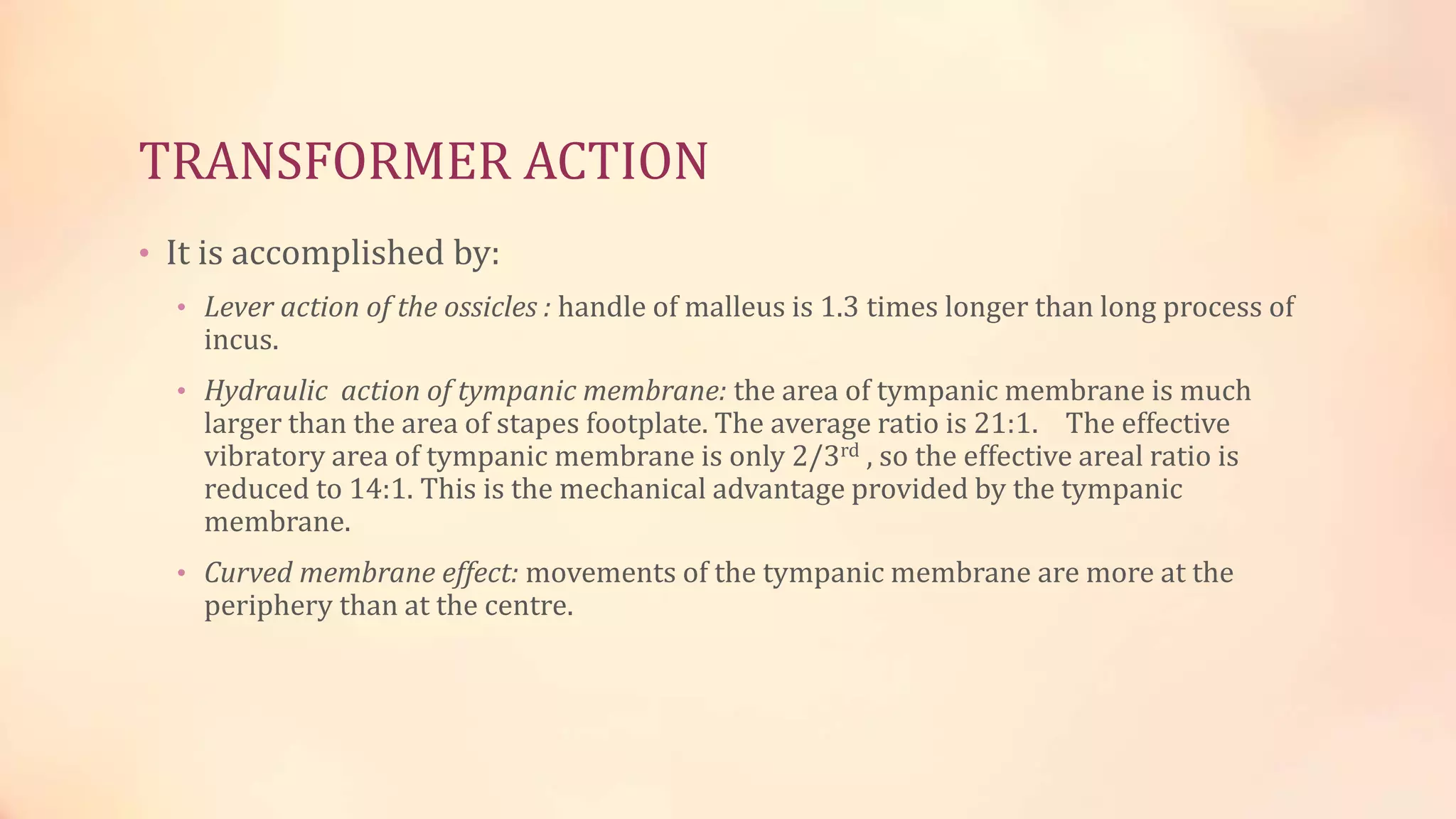 Physiology of the ear | PPTX