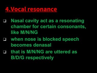 Physiology of the nose | PPTX