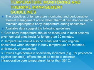 Physiology of thermoregulation & monitering of temperature | PPTX