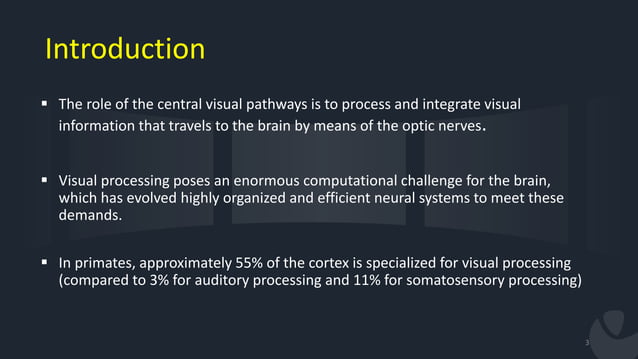 Physiology of the visual pathway & cerebral integration | PPTX | Eye ...