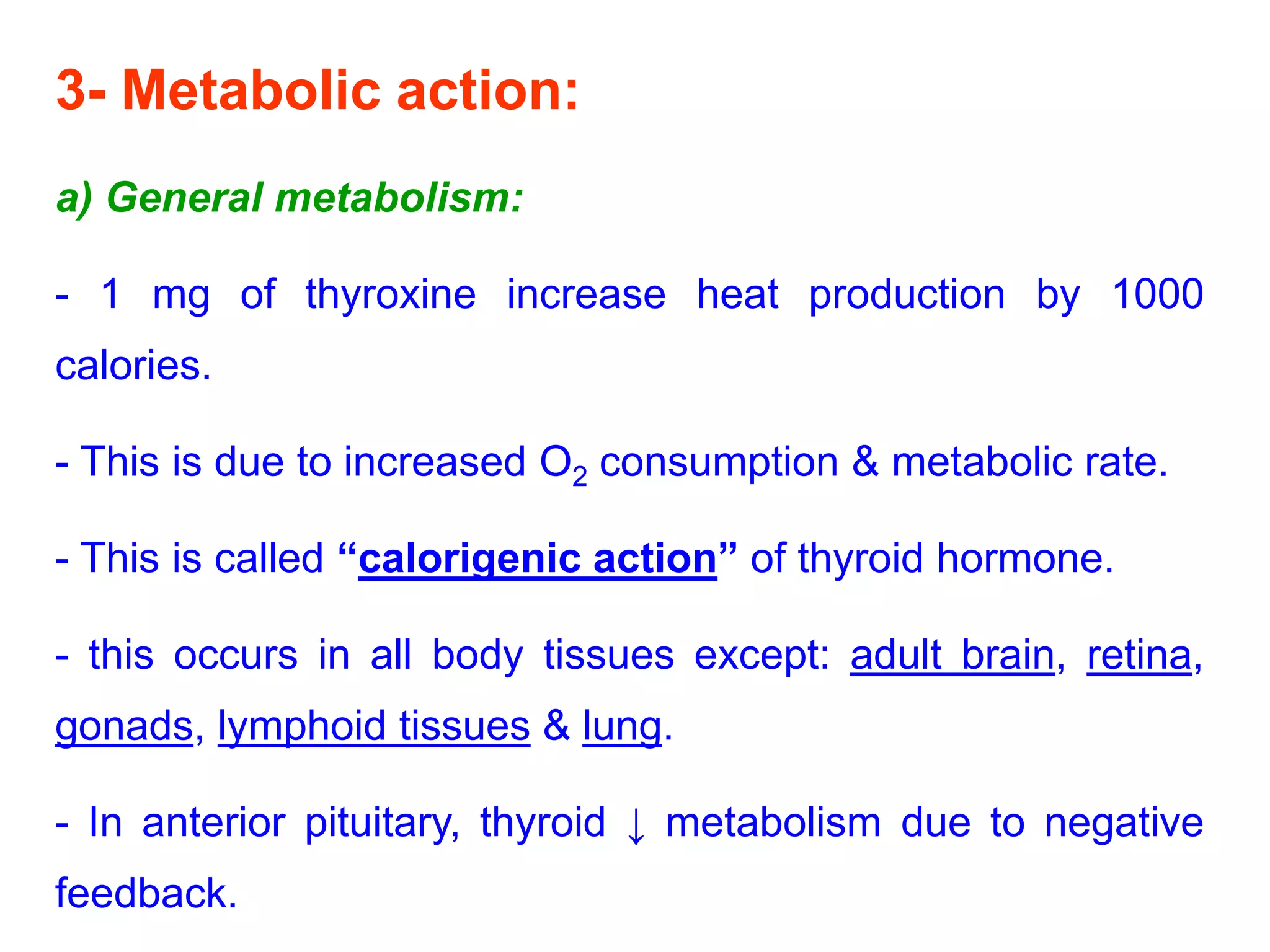 Physiology of thyroid hormones | PPT