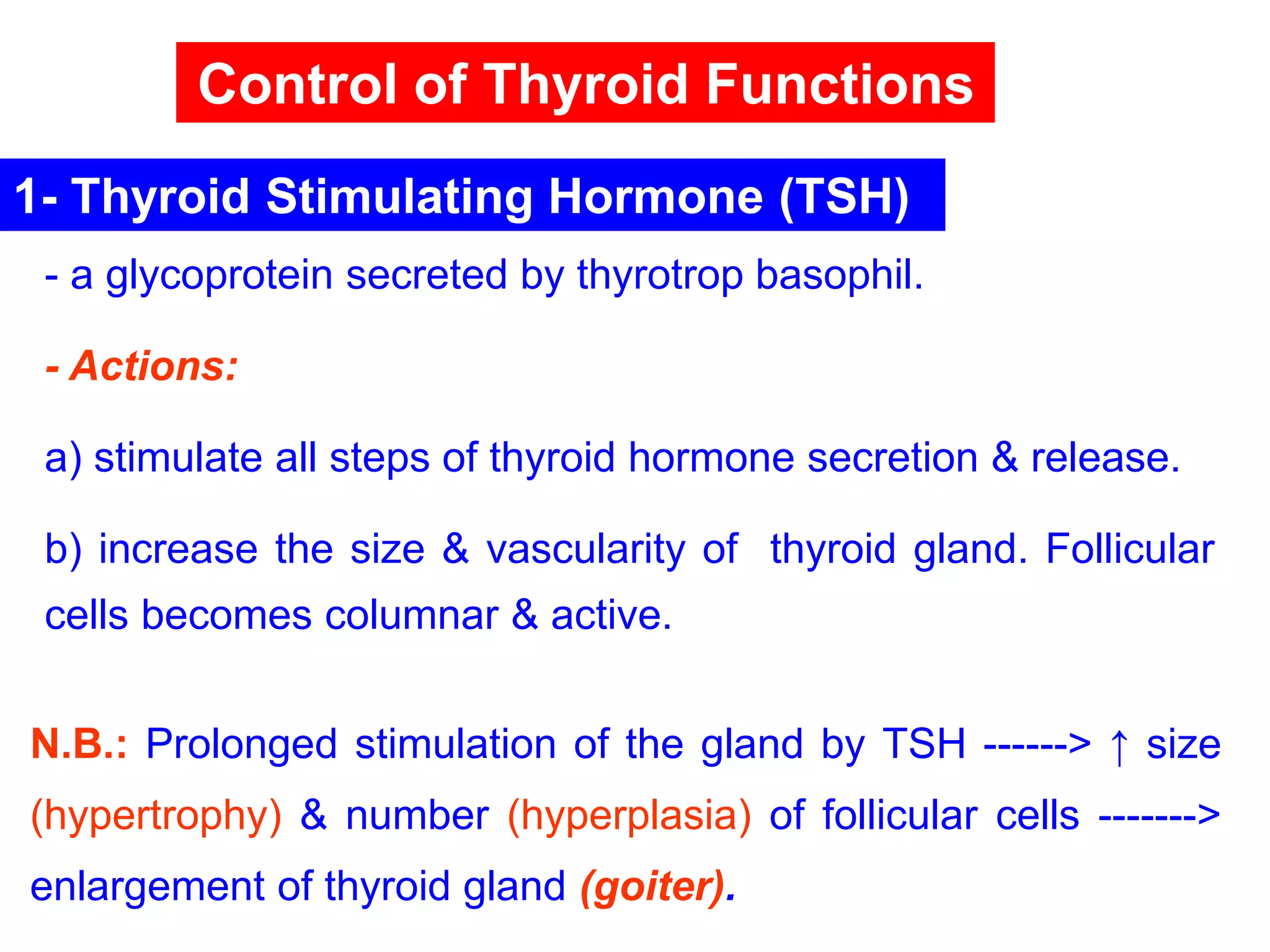 Physiology of thyroid hormones | PPT