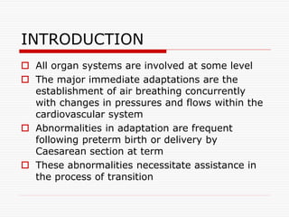 Physiology of transition | PDF