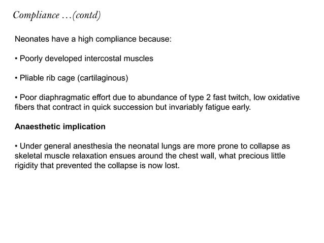 Physiology of transition period in a neonate (Respiratory System) | PPTX