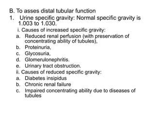 Physiology of urine formation and kidney function test swati mam | PPTX
