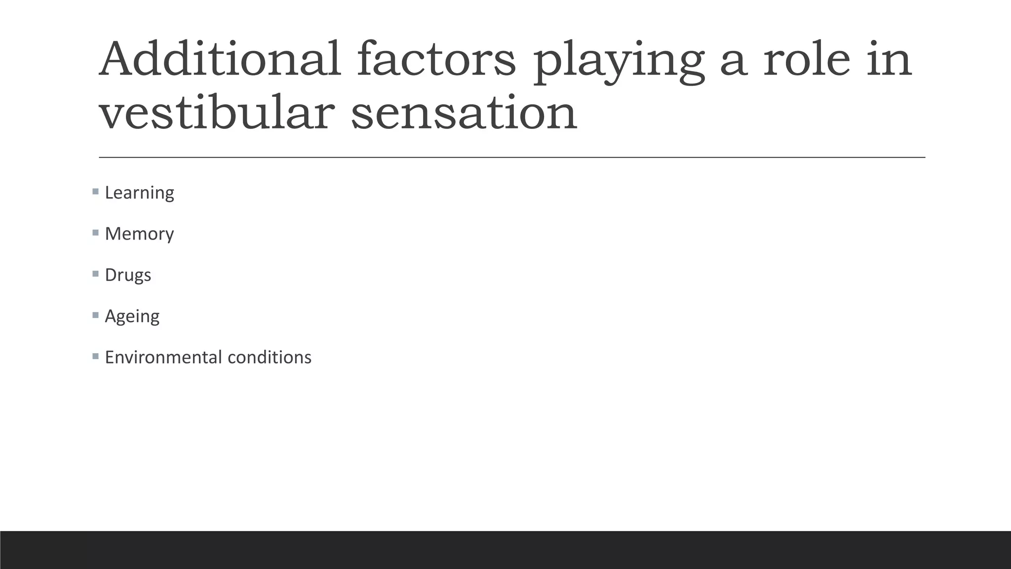 Physiology of vestibular system | PPTX