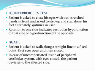 Anatomy & Physiology Of Vestibular System | PPTX