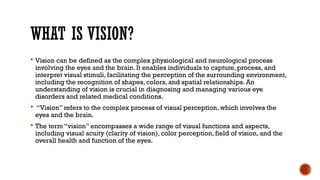 Physiology of Vision By Anas Md..pptx optho | PPTX