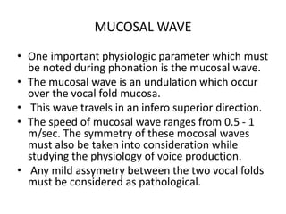 Physiology Of Voice Production Its Disorders And Management.pptx
