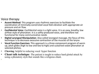Physiology Of Voice Production Its Disorders And Management.pptx