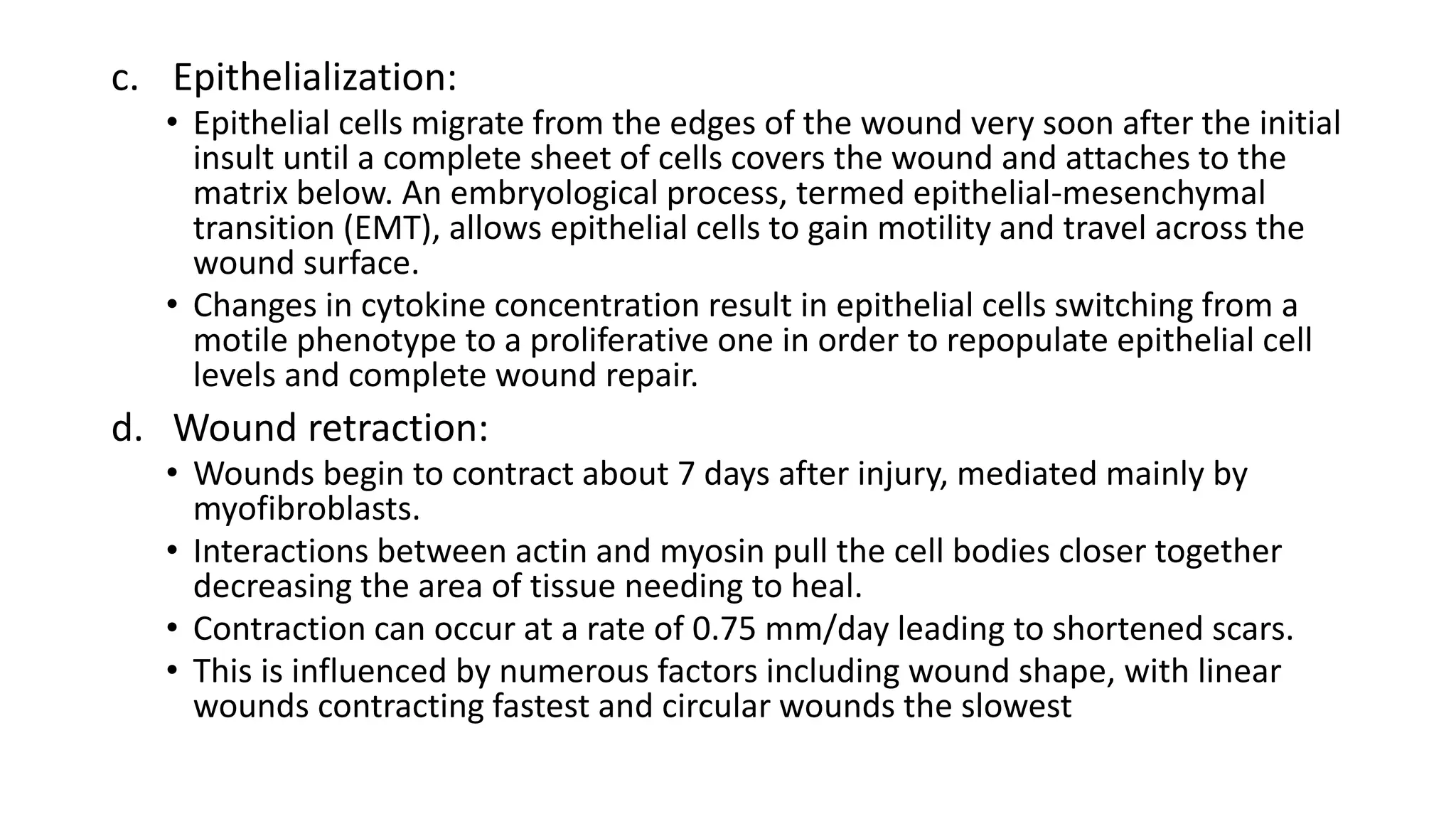 Physiology of wound healing | PPTX