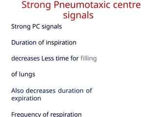 neural regulation of respiration a topic of basics sciences | PPTX