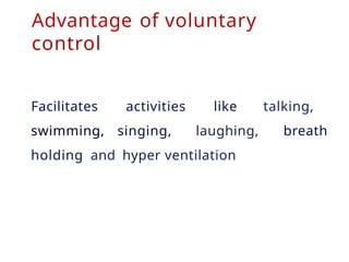 neural regulation of respiration a topic of basics sciences | PPT