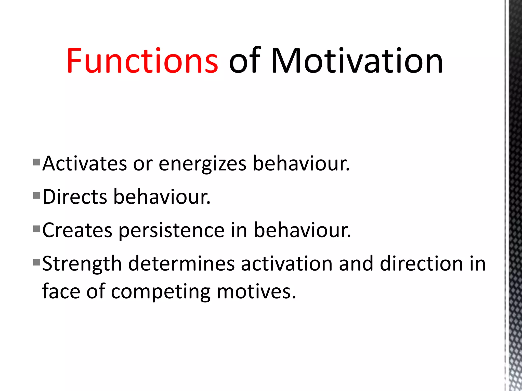 Physiology (physiology of motivation) | PPTX