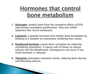 The control of bone growth and repair | PPTX