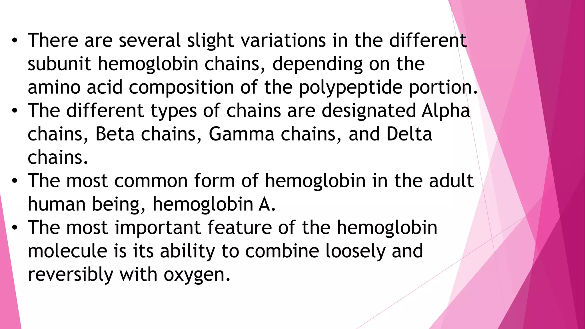 Structure Of Hemoglobin and Difference between Fetal and Adult ...