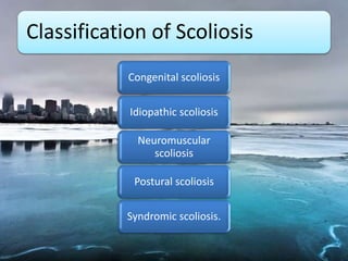 Physiology: Scoliosis | PPTX