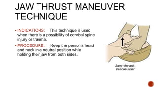 Manual methods of artificial respiration by Dr.Bala Bhargavi | PPTX