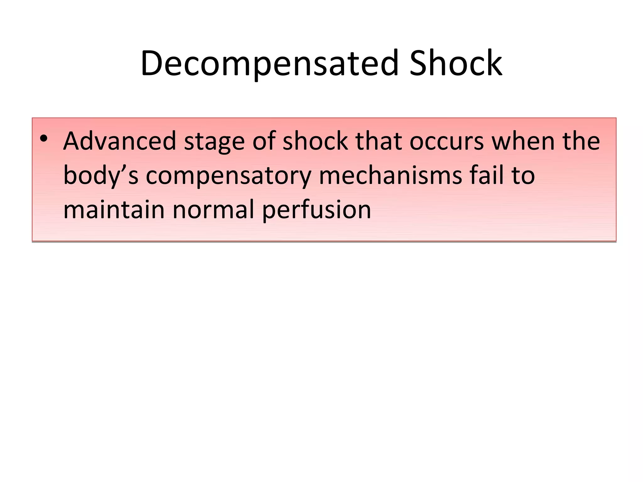 Physiology shock | PPT