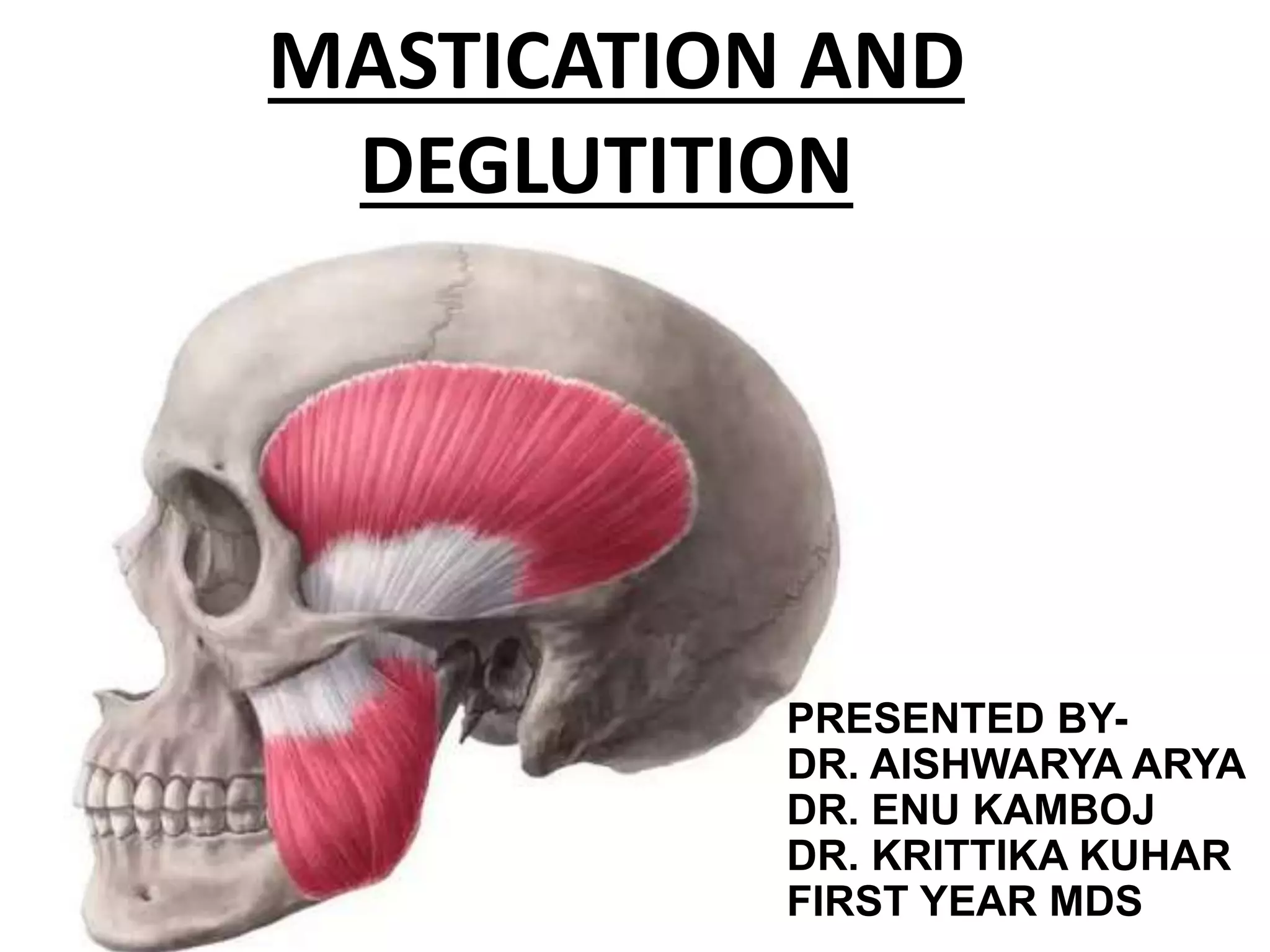 Mastication And Deglutition | PPTX