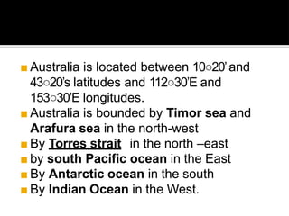 Physiography of australia Slide share | PPTX