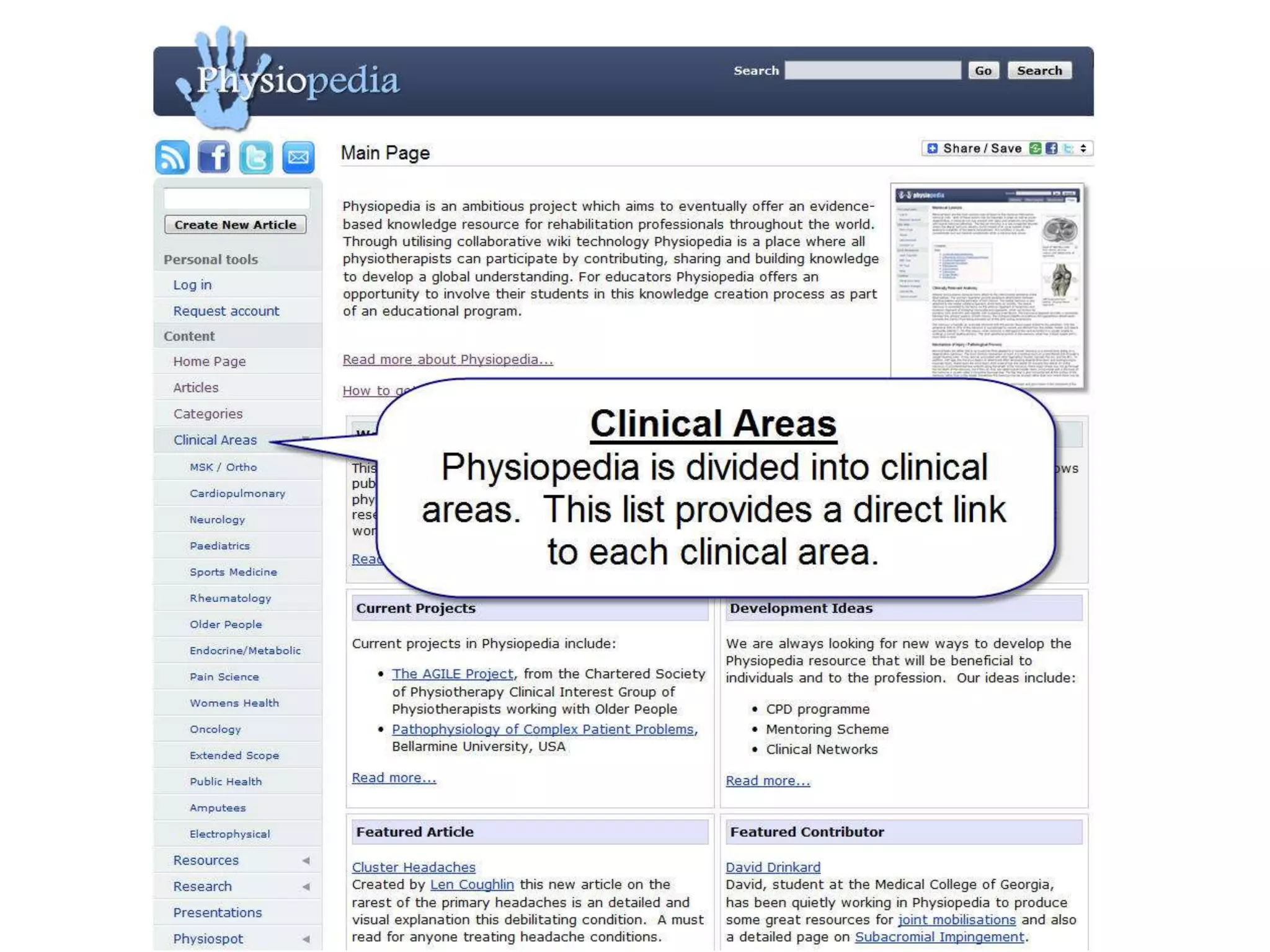 Physiopedia - the route to knowledge | PPTX